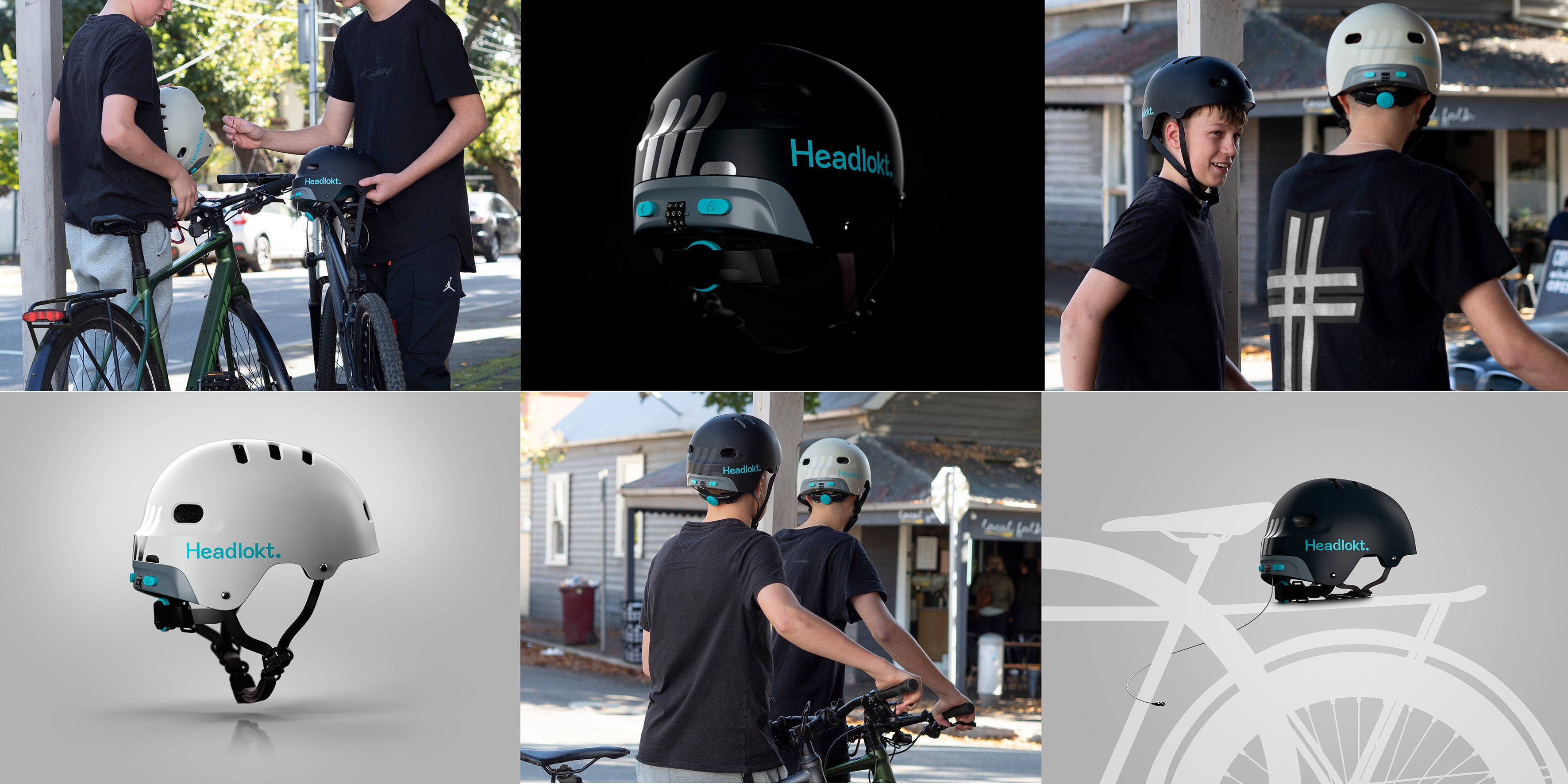 Headlokt: Helmet with Lock - Protect Your Head and Your Gear