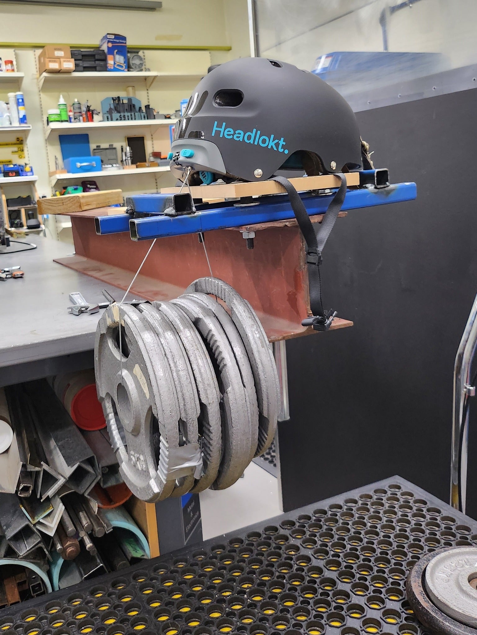 Headlokt: Helmet with Lock - Protect Your Head and Your Gear